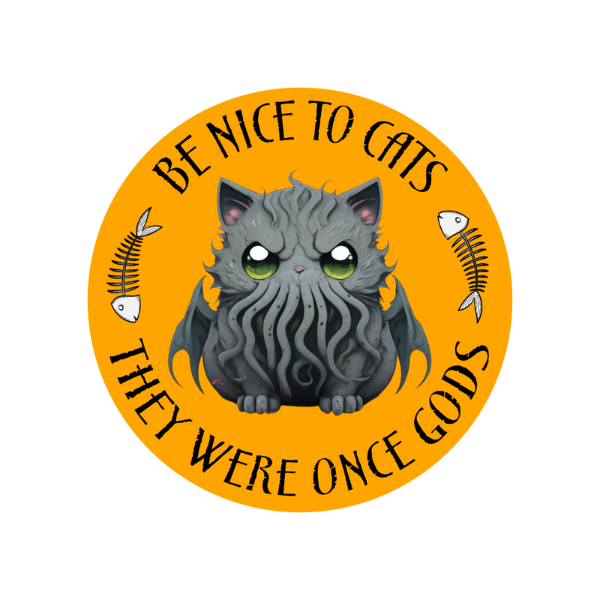 Cat Gods Die Cut Sticker - Die Cut Sticker PJ1000 – STICKERXO